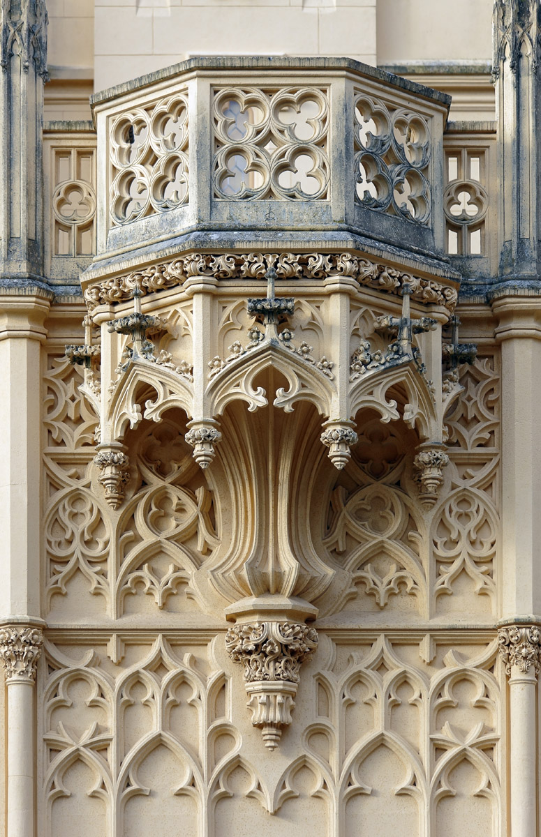 Schloss Eisgrub, Balkon des nordöstlichen Baukörpers | Lednice ...