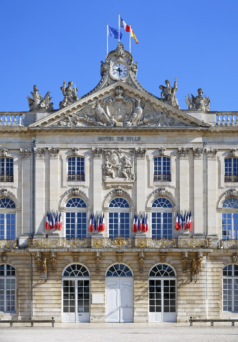 Place Stanislas, Rathaus von Nancy, Risalit | Nancy, Frankreich | imaginoso
